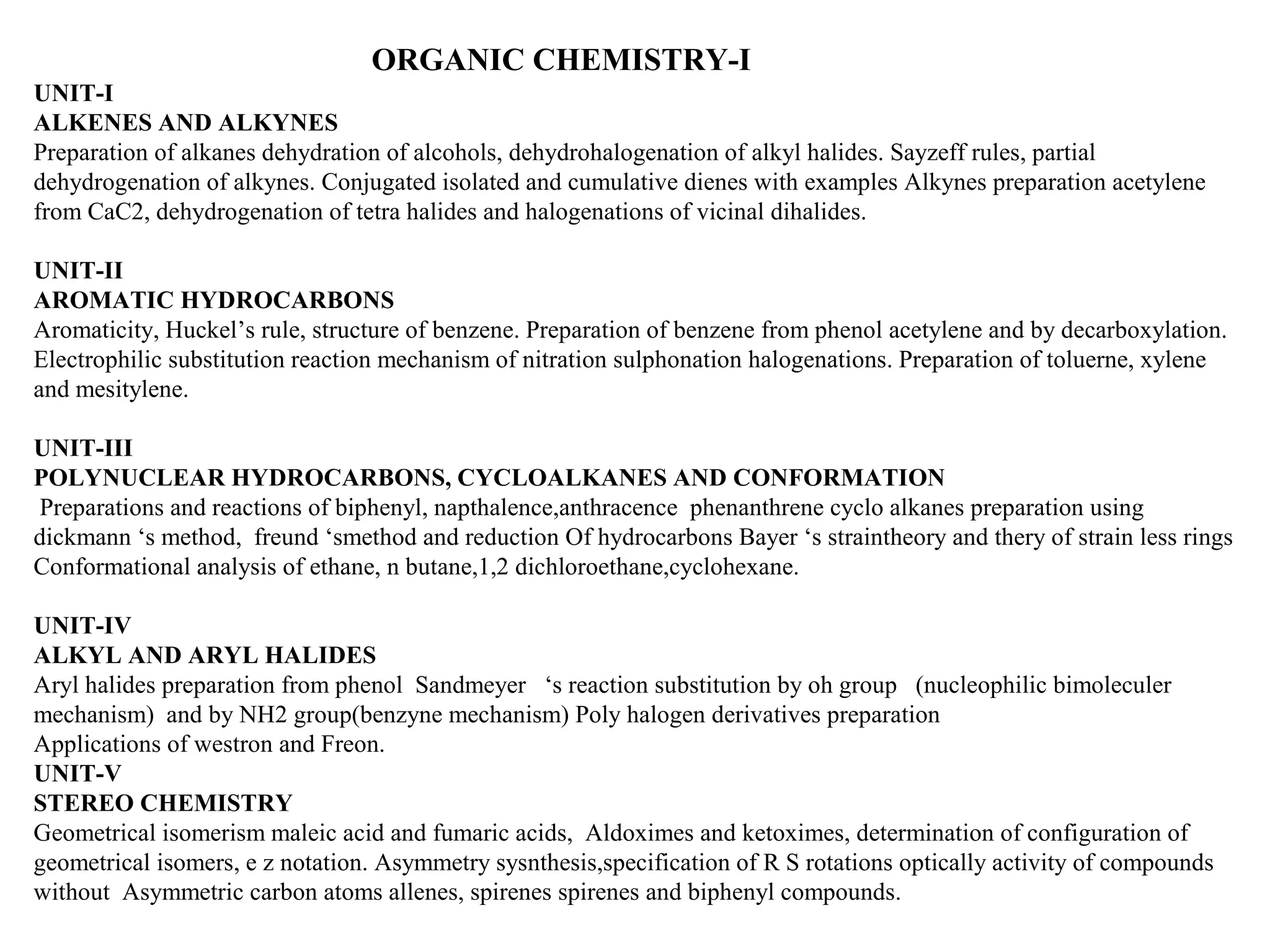 Organic chemistry I | PPT