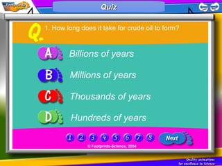 Organic chemistry (footprints) | PPT