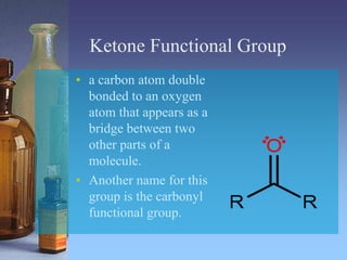 Organic chemistry functional groups | PPTX