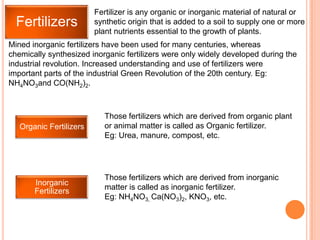 Organic chemistry in agriculture | PPTX