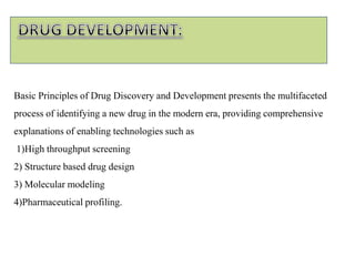 Organic chemistry in biology and drug development | PPTX