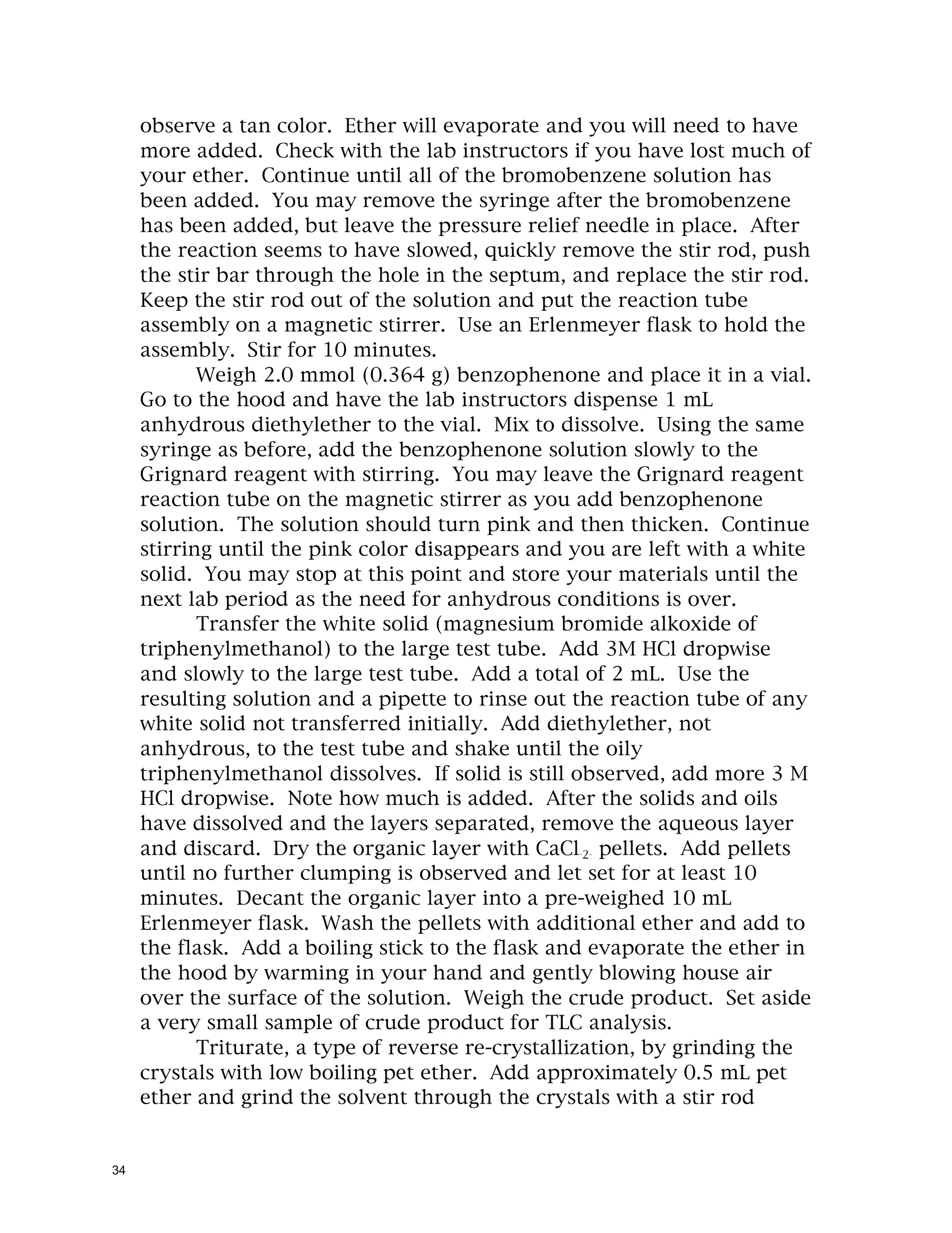 Organic chemistry laboratory | PDF