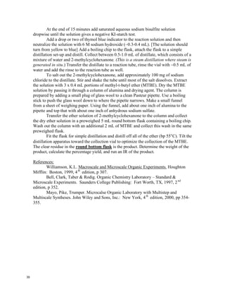 Organic chemistry laboratory | PDF