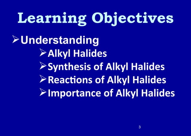 organic chemistry lecture module - Alkyl halides.pdf | Chemistry | Science