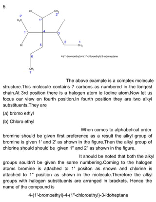 Organic chemistry nomenclature | PDF