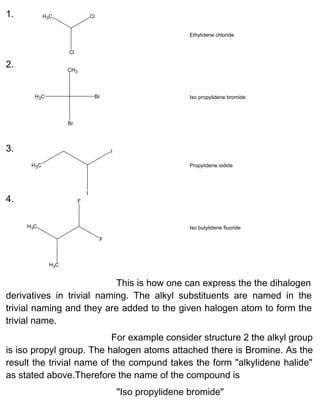 Organic chemistry nomenclature | PDF