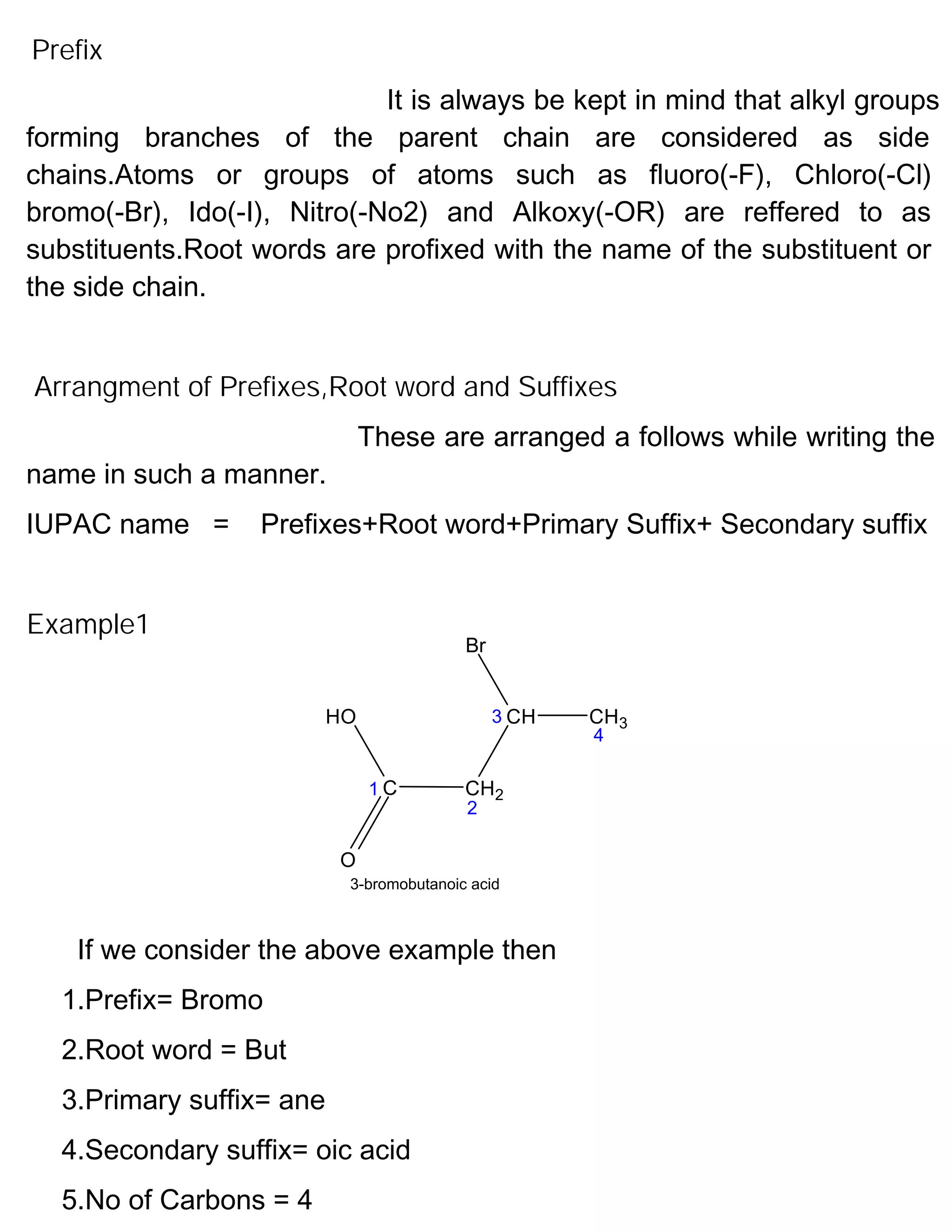 Organic chemistry nomenclature | PDF