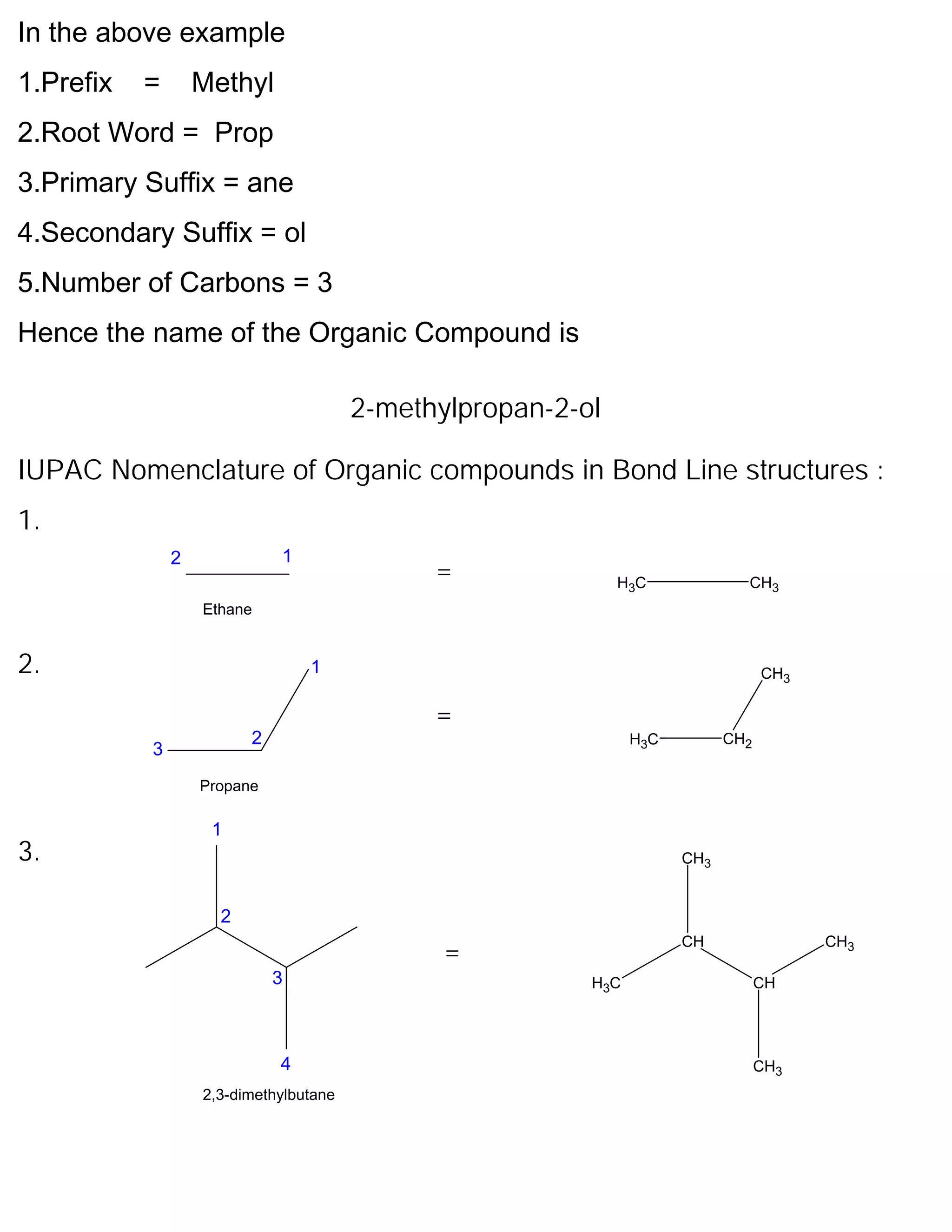 Organic chemistry nomenclature | PDF