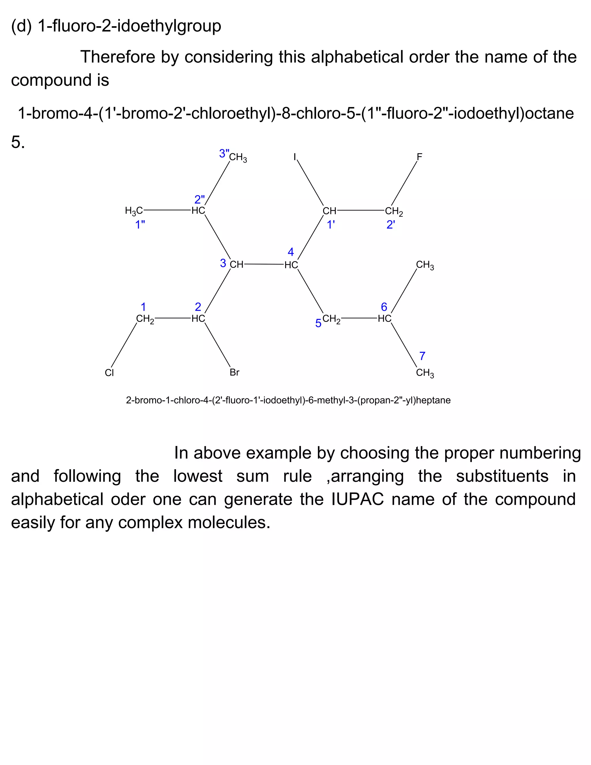 Organic chemistry nomenclature | PDF