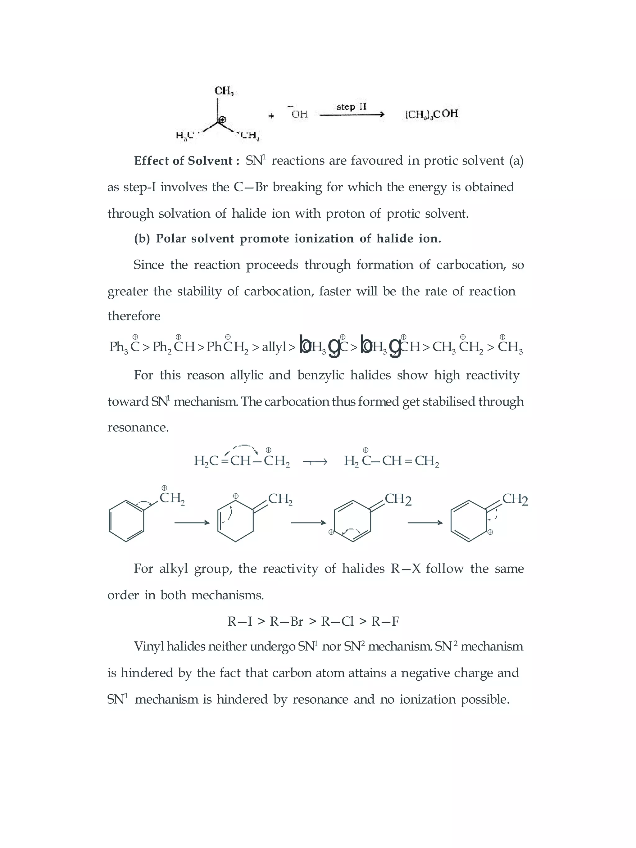 Organic chemistry reaction mechanisms | PDF