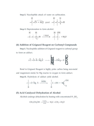 Organic chemistry reaction mechanisms | PPT