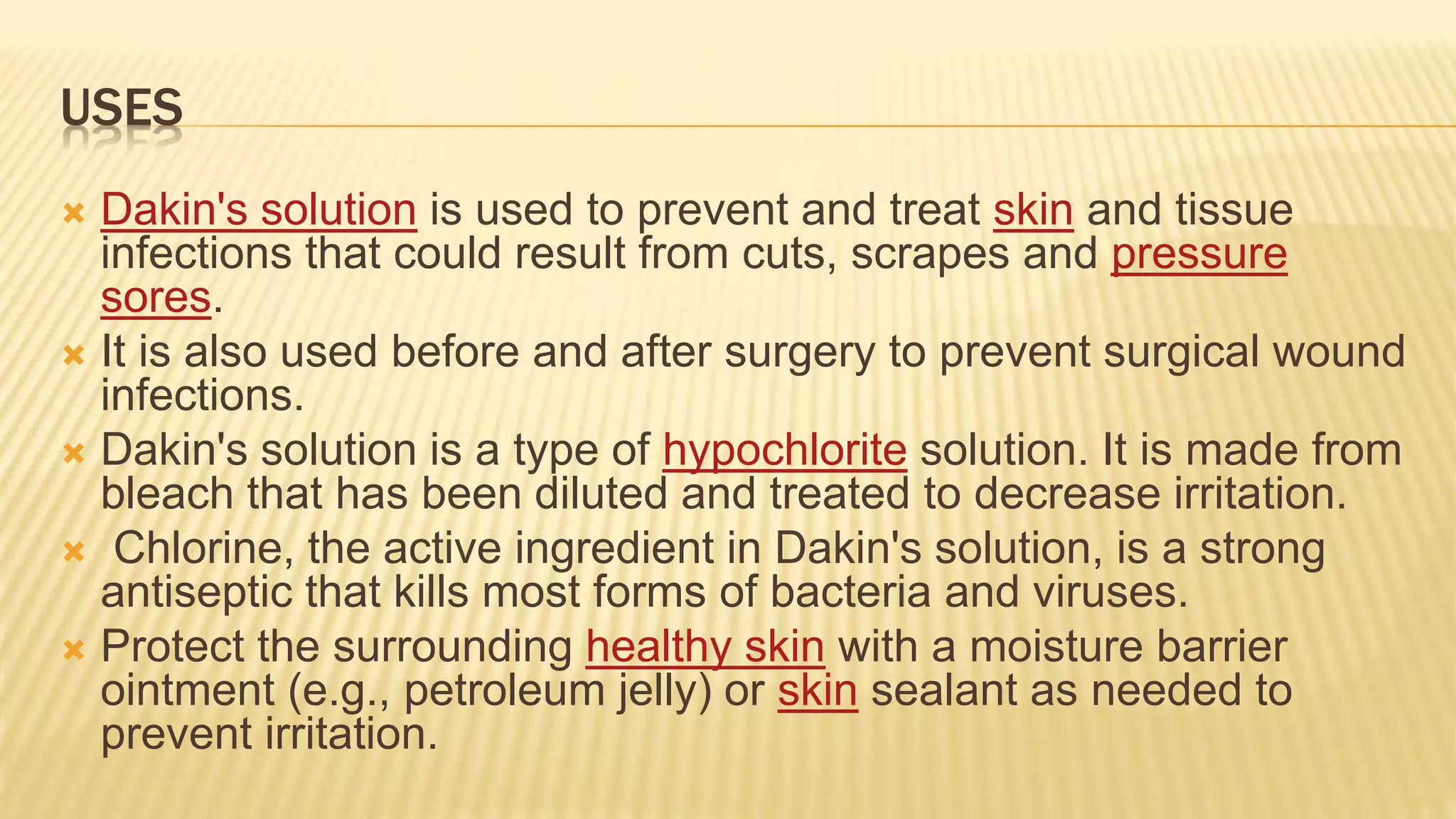Organic chemistry DAKIN REACTION | PPTX