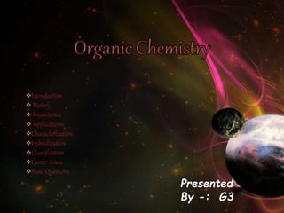 introduction of Organic chemistry | PPTX
