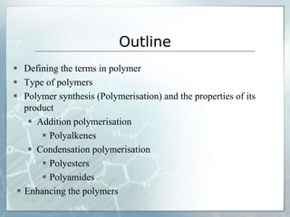 Introduction to Polymer Chemistry | PPTX