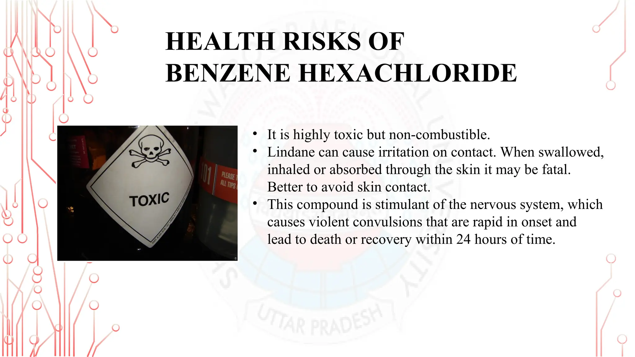 STRUCTURE, APPLICATION AND USES OF DDT, BHC,SACCHARINE, AND CHLORAMINE.pptx