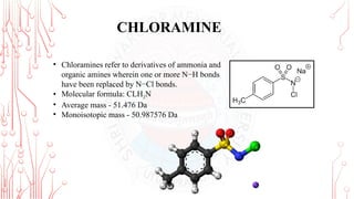 STRUCTURE, APPLICATION AND USES OF DDT, BHC,SACCHARINE, AND CHLORAMINE.pptx