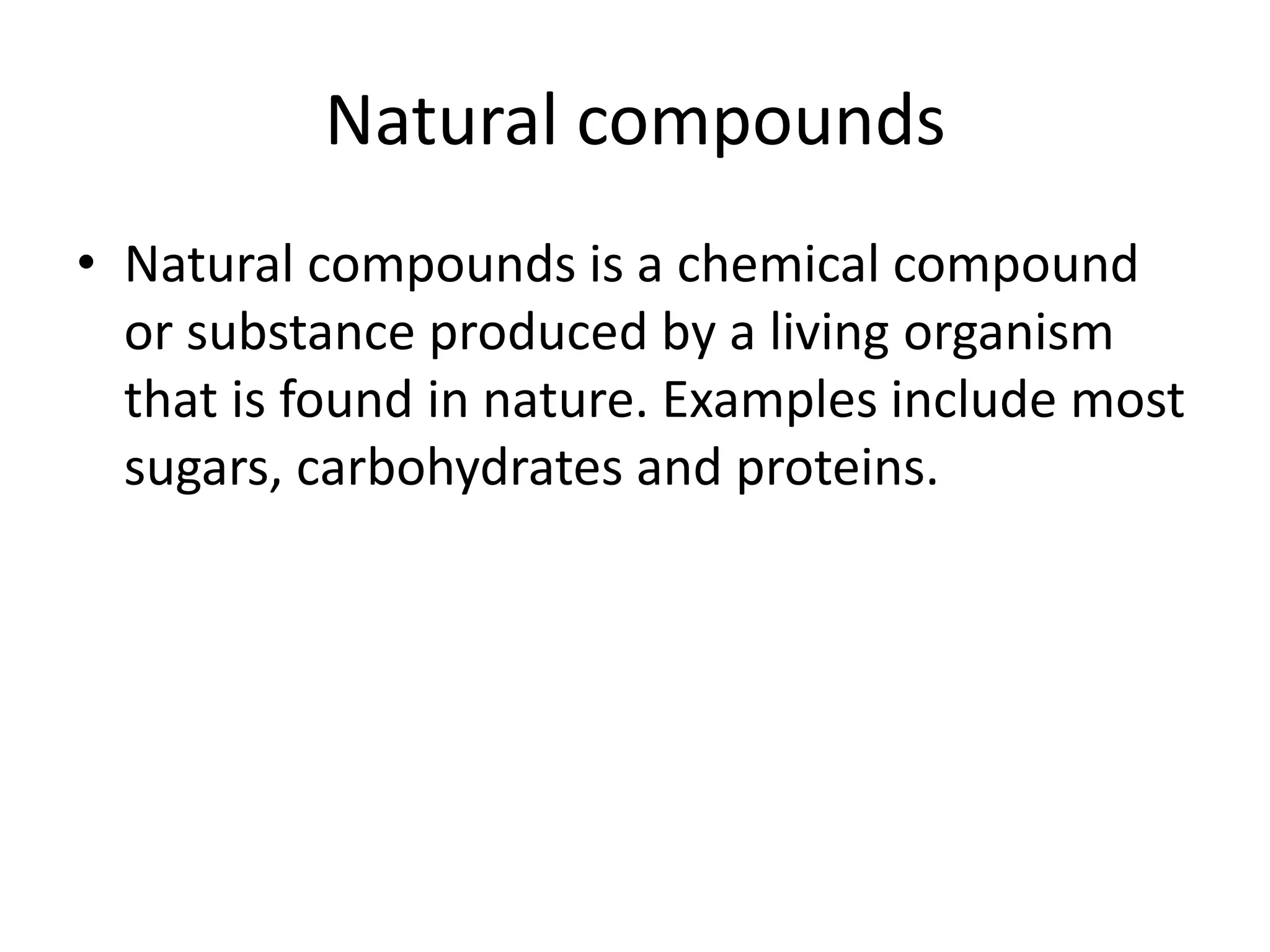 Organic compound | PPTX