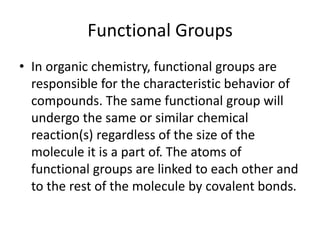 Organic compound | PPTX