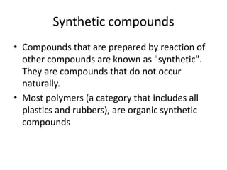 Organic compound | PPTX