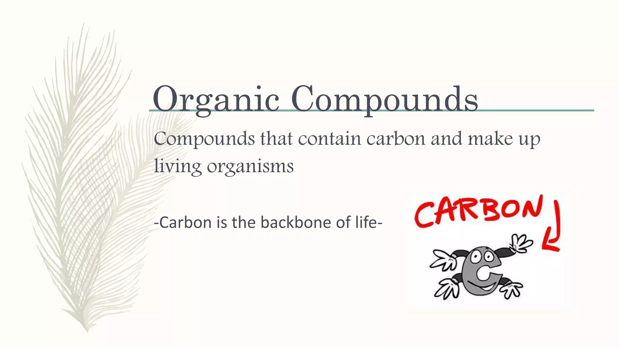 Organic Compounds | PPTX