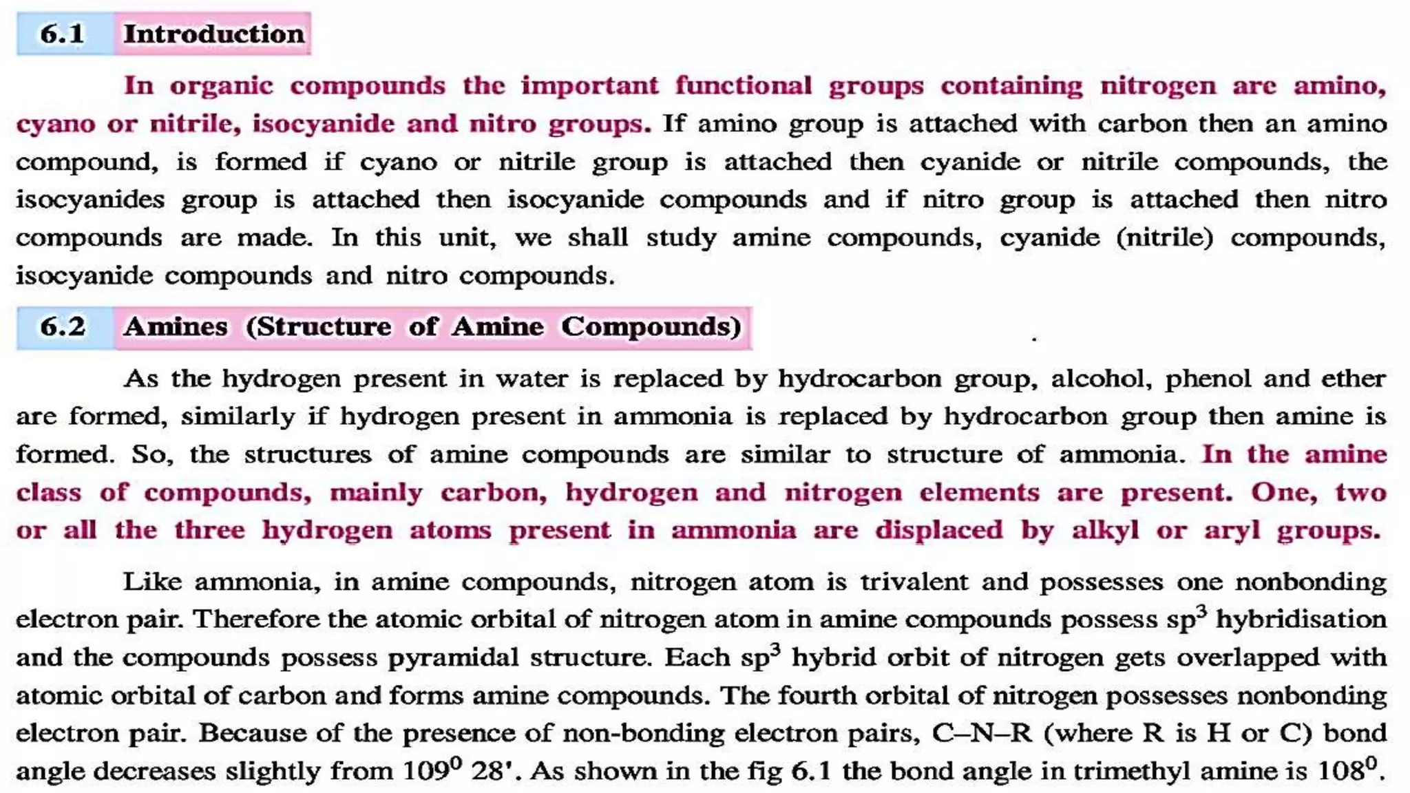 Organic compounds containing nitrogen | PPTX
