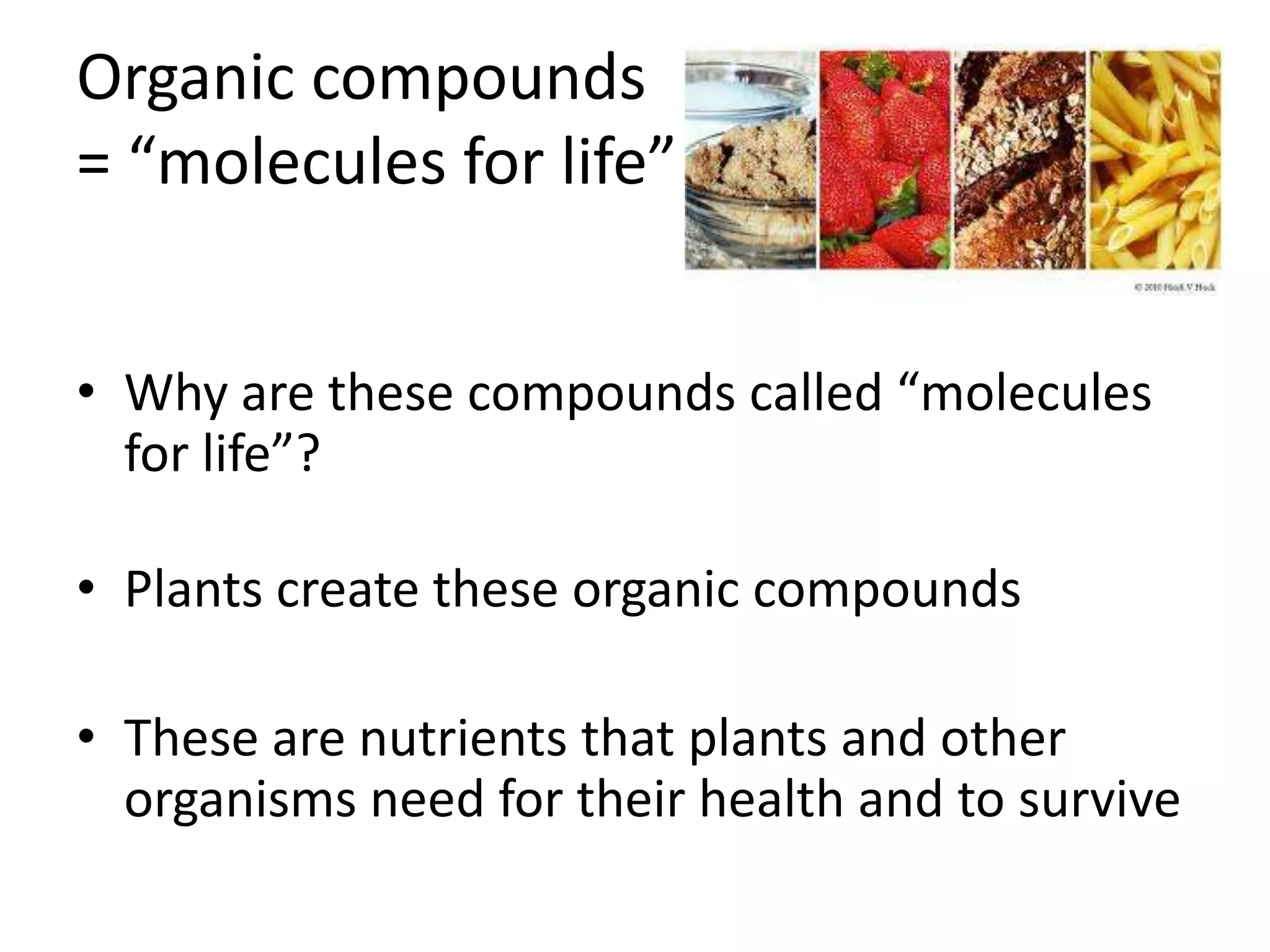 Organic compounds continued | PPTX
