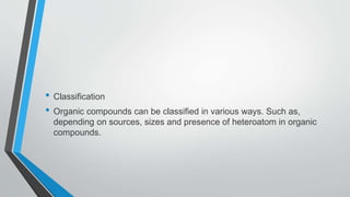 organic compounds | PPTX