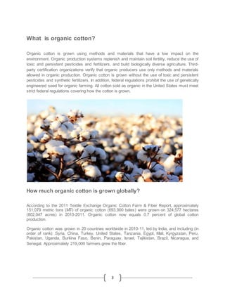Organic cotton | DOCX