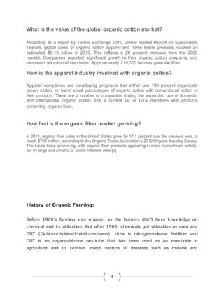 Organic cotton | DOCX