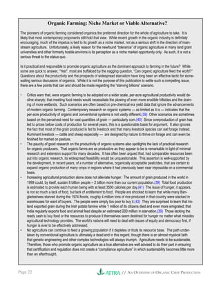 Organic Crop Production Overview | PDF