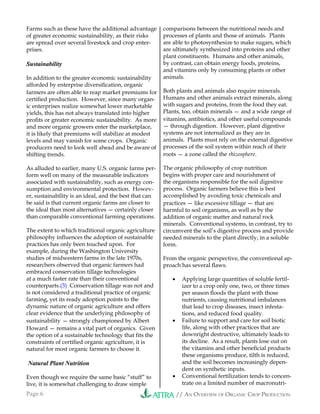 Organic Crop Production Overview | PDF | Agriculture | Industries