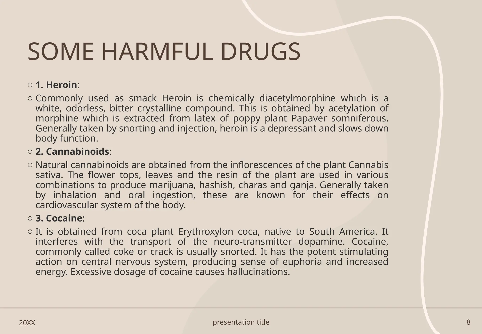 DRUG AND ITS EFFECT PPT DOCUMENT SCHOOL PROJECT | PPTX