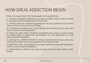 DRUG AND ITS EFFECT PPT DOCUMENT SCHOOL PROJECT | PPTX