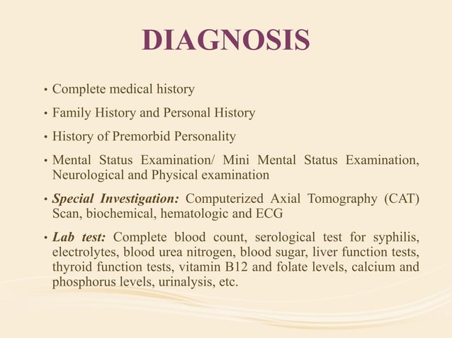 Organic Disorders | PPTX | Brain and Nervous System Disorders ...