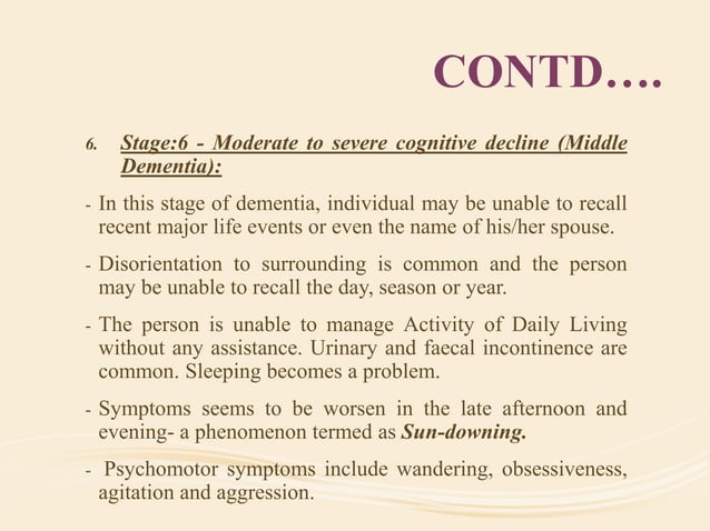 Organic Disorders | PPTX | Brain and Nervous System Disorders ...