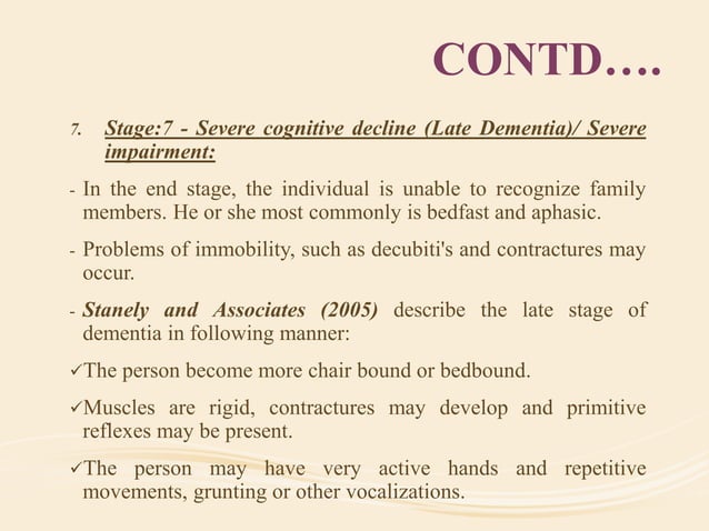 Organic Disorders | PPTX | Brain and Nervous System Disorders ...