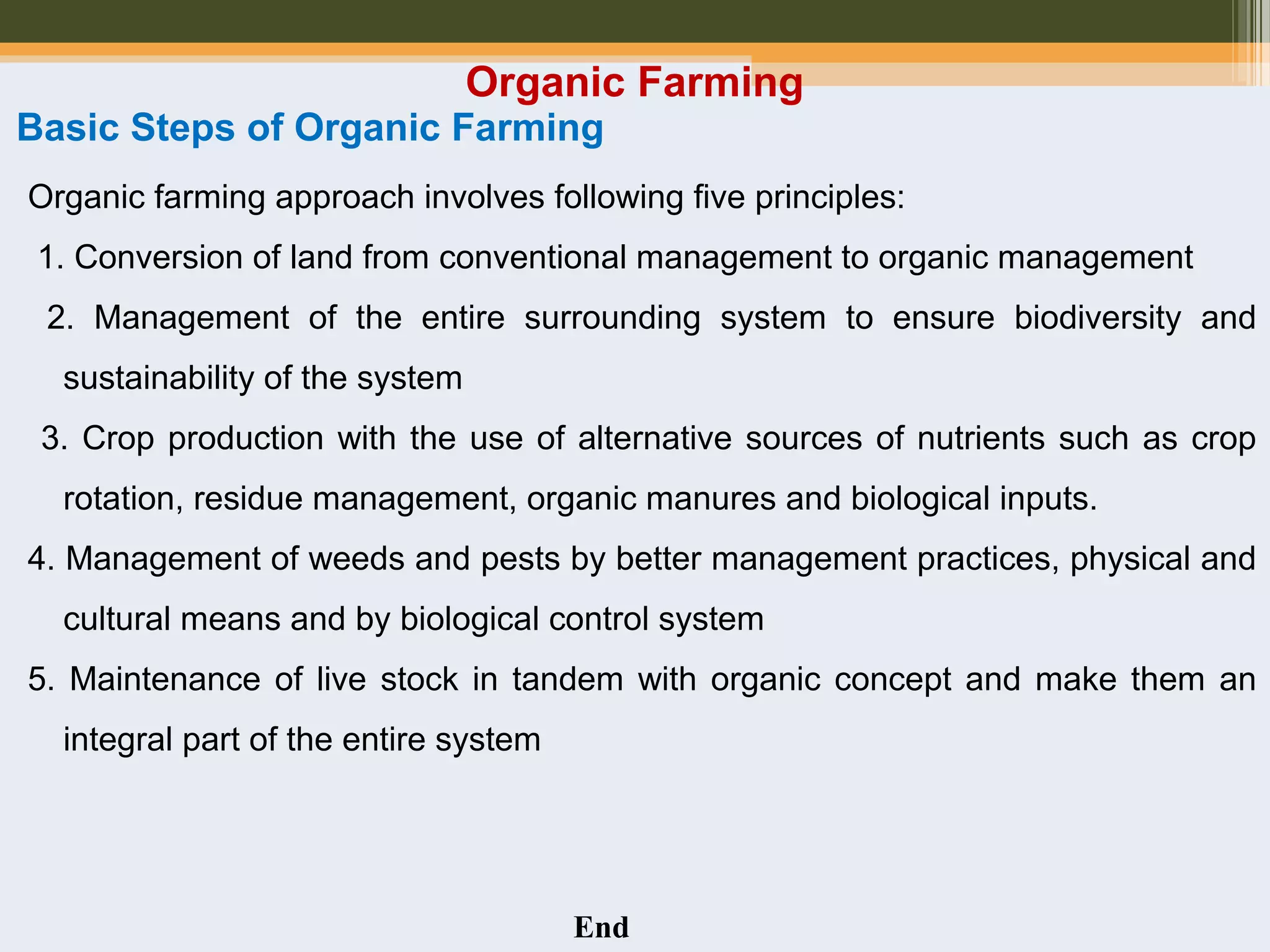 Organic farming | PPT