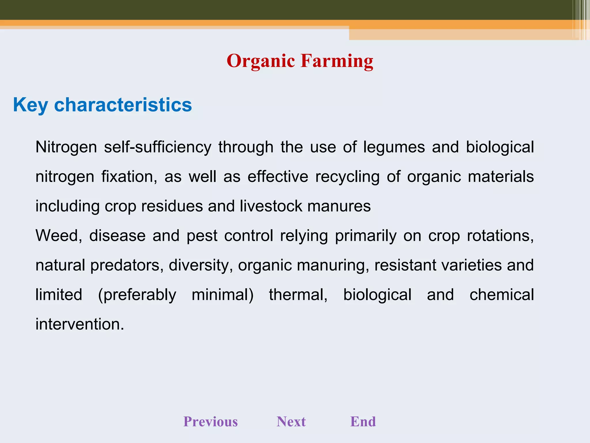 Organic farming | PPT