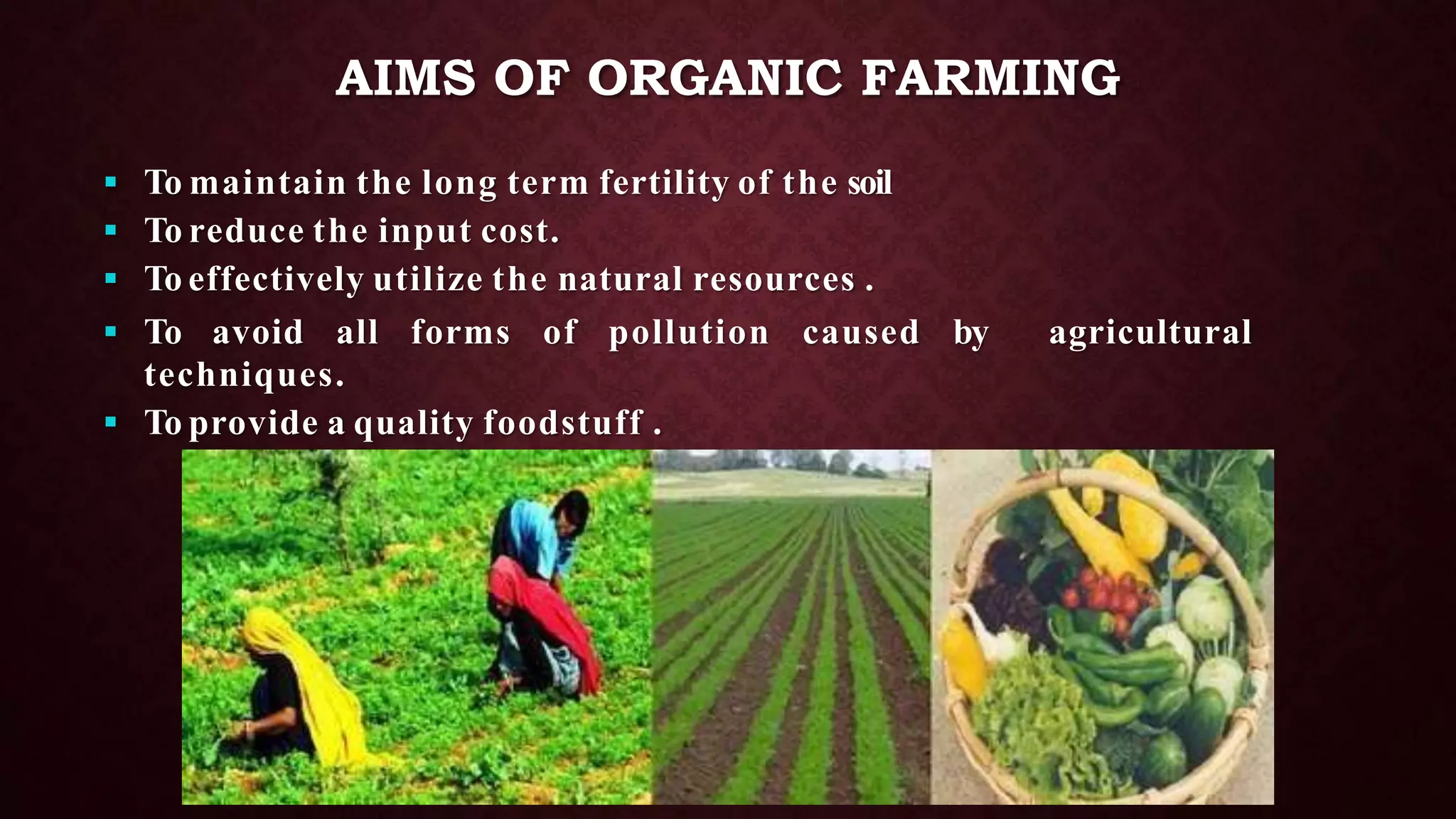 Organic farming | PPTX
