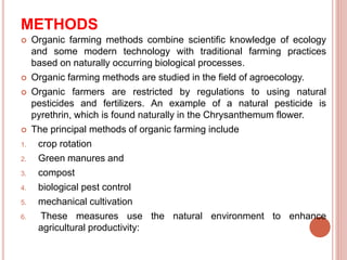 Organic farming | PPTX