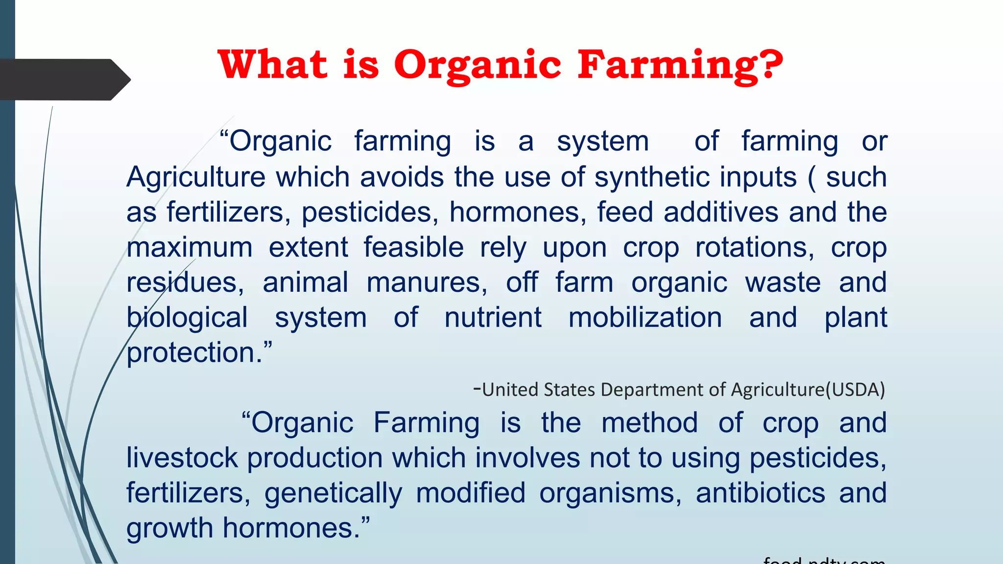 Organic Farming | PPTX
