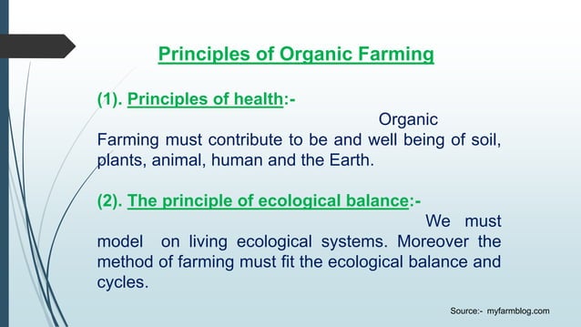 Organic Farming | PPTX