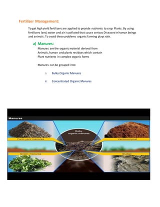 Organic farming assignment by Usama Afzal Islamia University of ...