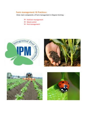 Organic farming assignment by Usama Afzal Islamia University of ...