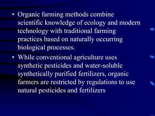 Organic farming | PPTX