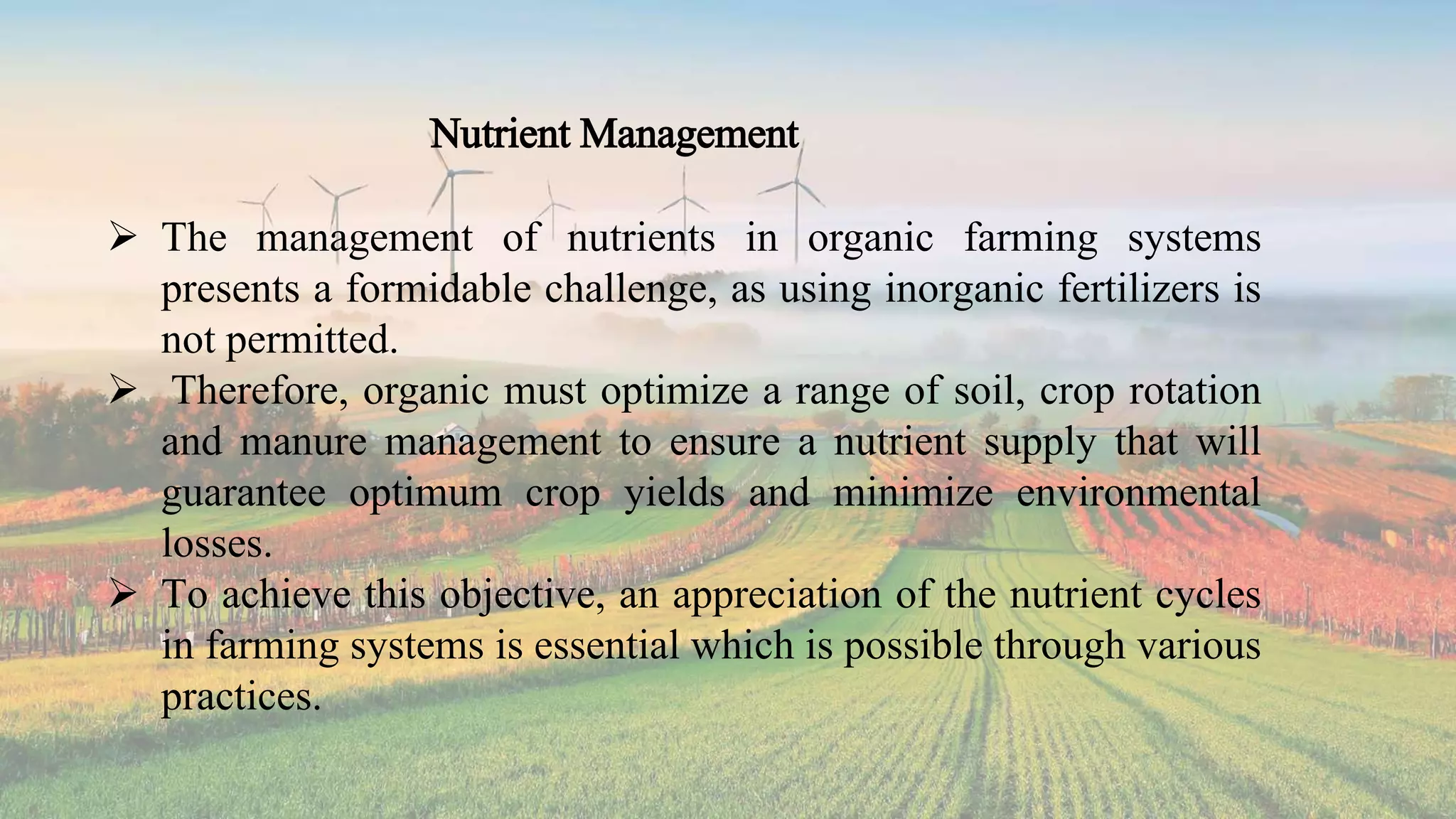 Nutrient Management in organic farming.pptx