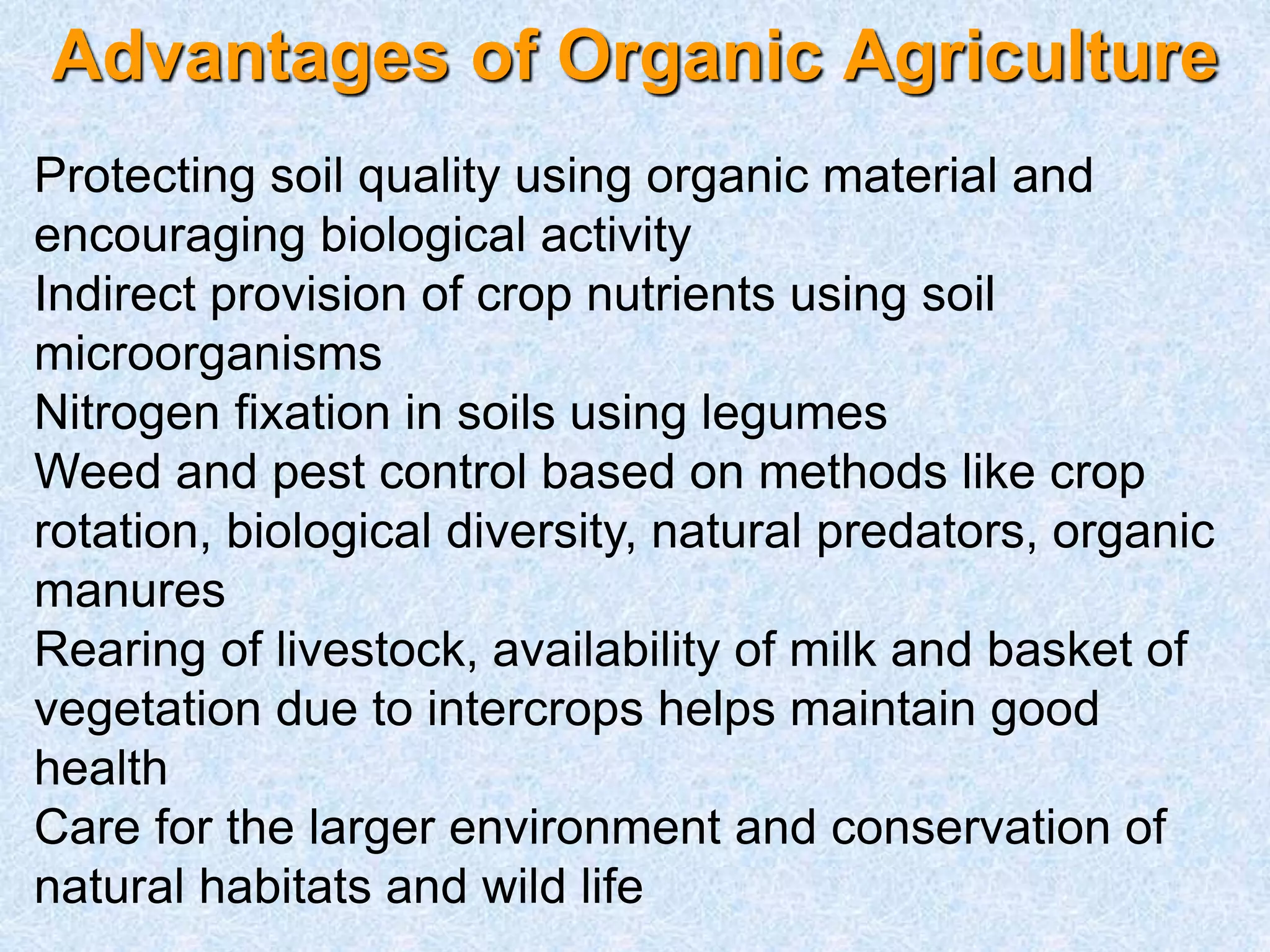 Organic farming a key for women led sustainable rural development of ...