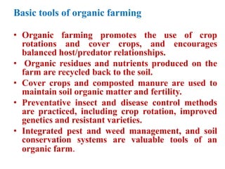 Organic Farming (1).ppt | Agriculture | Industries