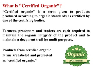 Organic Farming (1).ppt | Agriculture | Industries