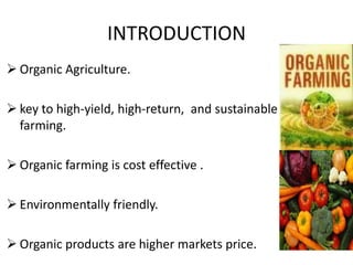 Organic farming (business communication project) | PPTX
